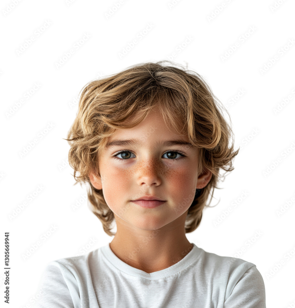 Studio photography innocent portraits. Isolated on transparent ...