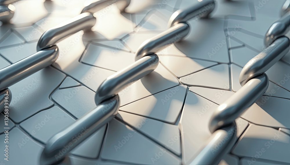 Skeleton key on reflective surface for security concept websites and ...