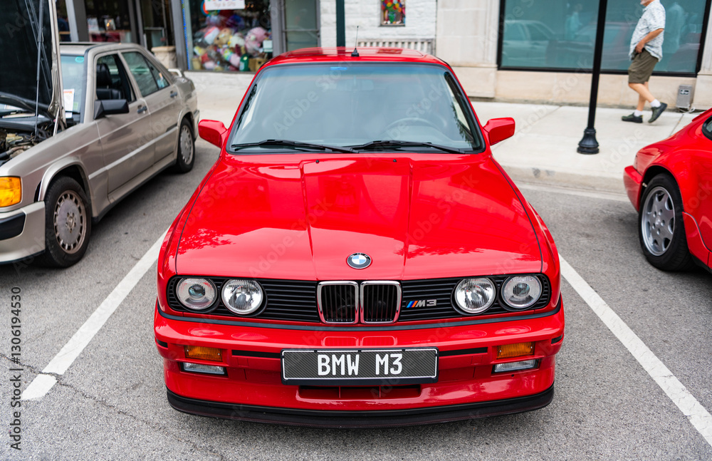 Chicago, Illinois - September 29, 2024: BMW e30 M3 parked on the street ...