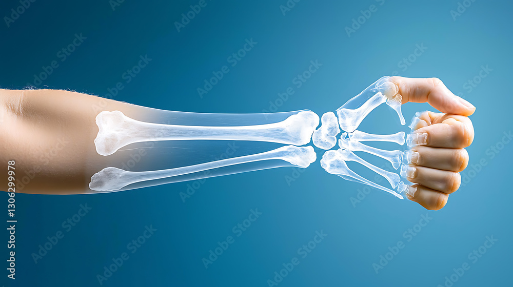 Medical x-ray examination of forearm fracture clinical setting ...