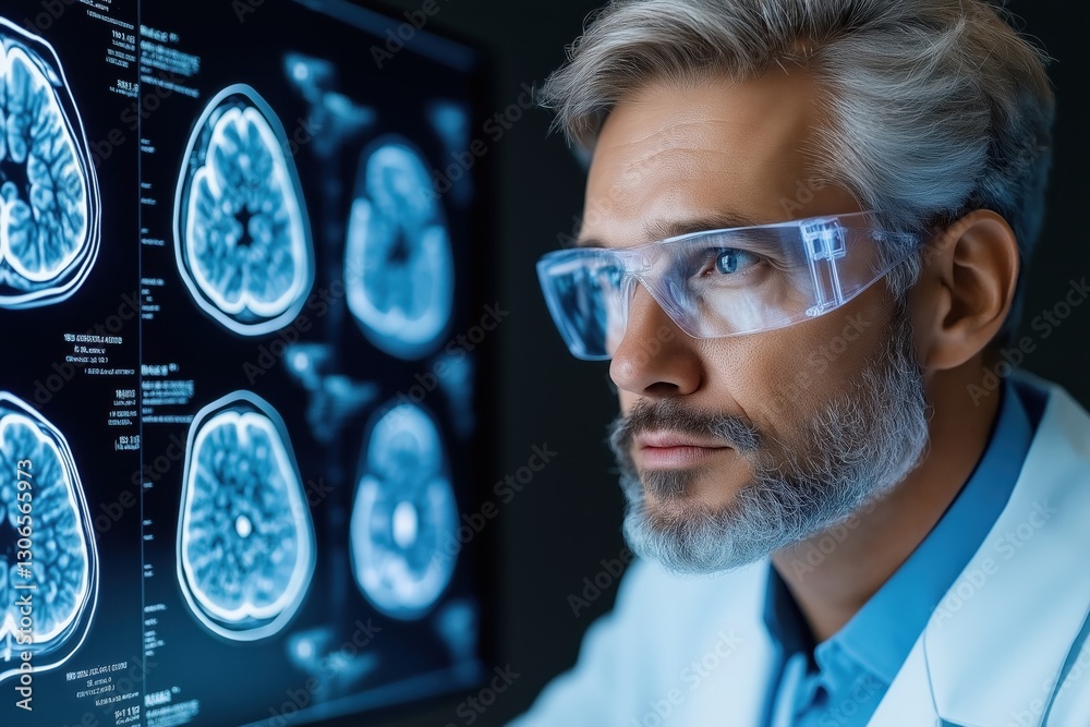 Biomedical expert analyzes digital pathology images for health ...