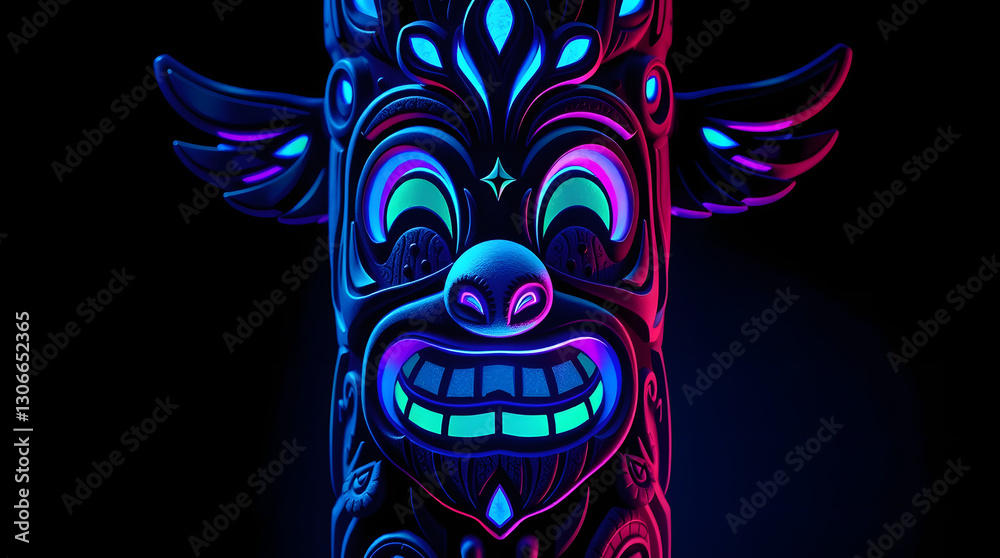 Foto de Stock profound cultural and spiritual significance of a totem ...