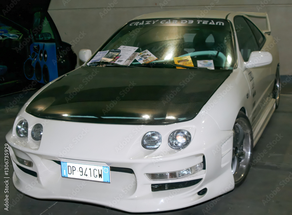 Rimini, Italy : 2019 03 29 Rimini Tuning free auto meeting A modified ...