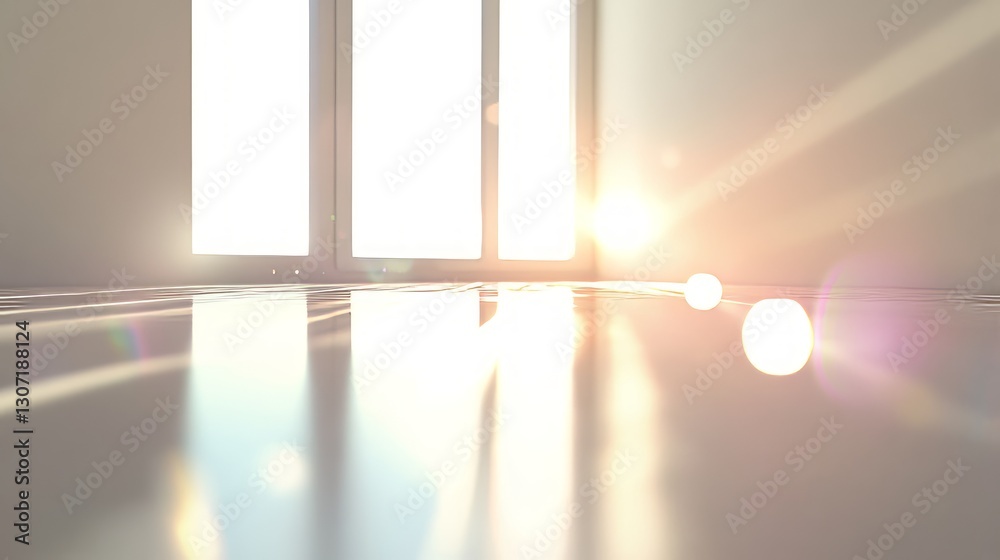 glare, side view, white solid background, sunlight bouncing off shiny ...