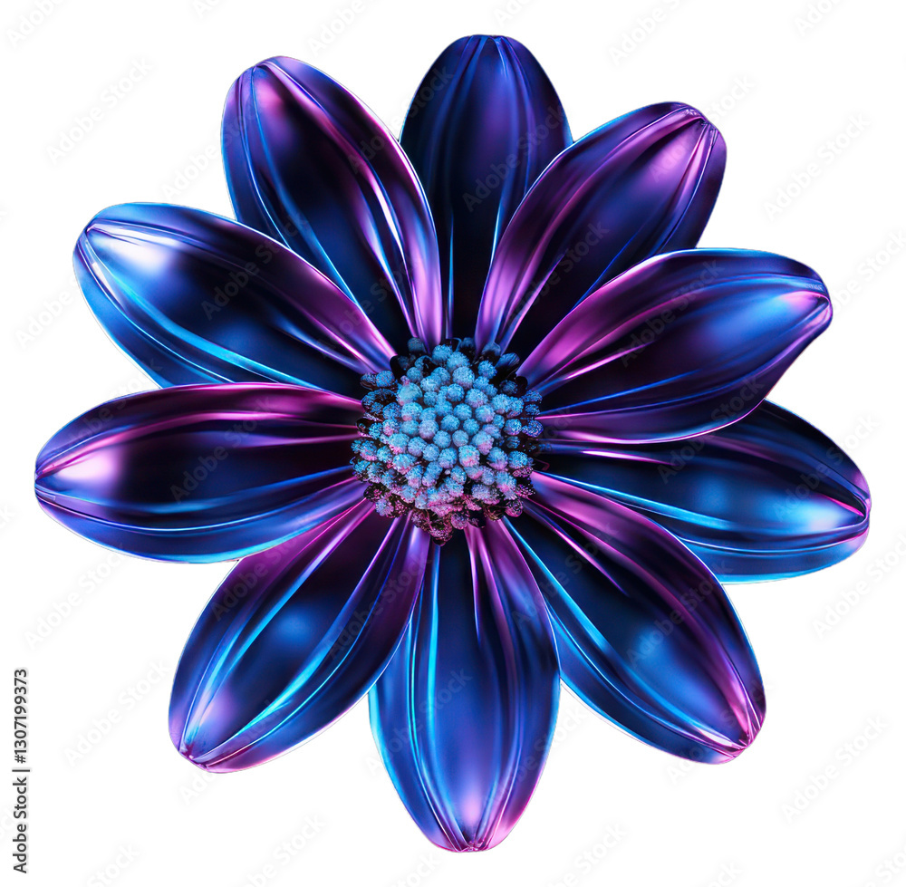 PNG Neon daisy flower pattern violet plant. Stock Illustration | Adobe ...