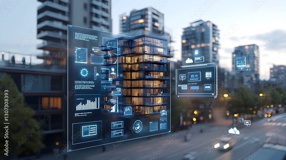Futuristic High Rise Building Design Visualization with AI Powered Smart Infrastructure The ...