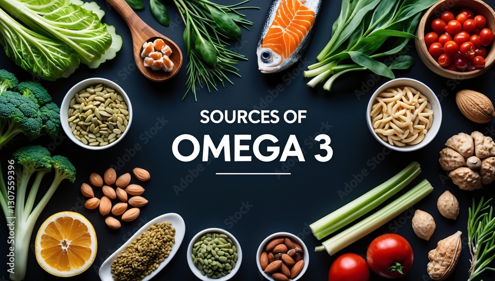 Stock-Foto „Rich Sources of Omega 3 Fatty Acids: A Nutritious and ...