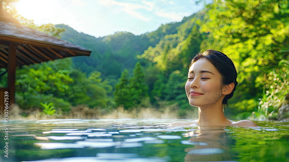 Japanese Onsen, thermal spa, natural wellness, Japanese Onsen ...
