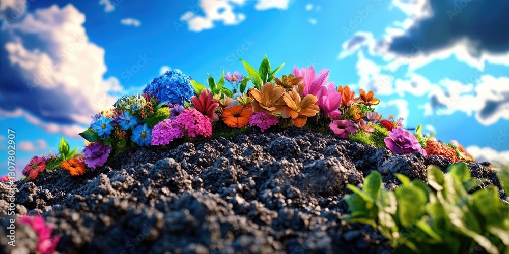 earth day 2025 banner design showcasing nature and our planet's ...