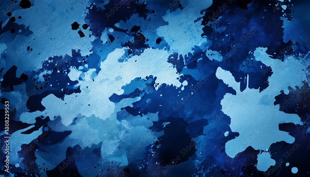 cool blue camo background camouflage painted design elements of color ...