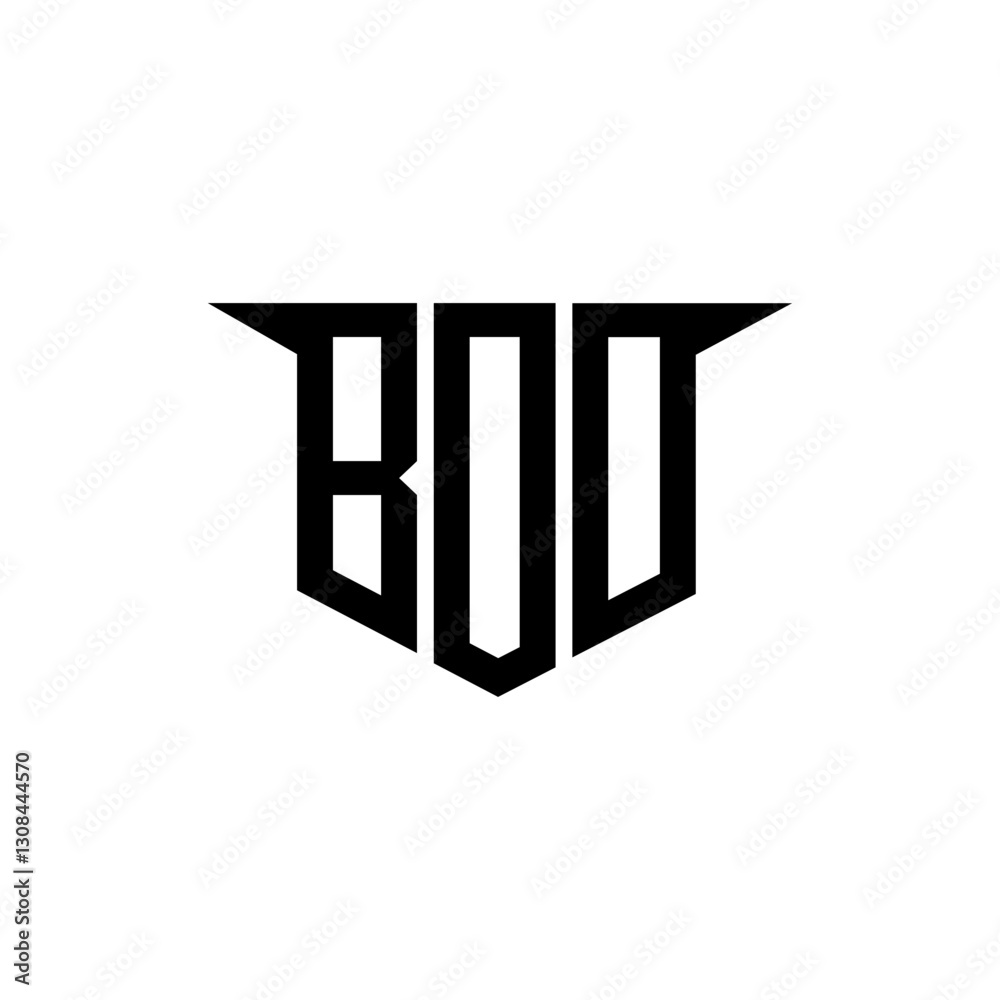 BDO letter logo design with white background in illustrator, vector ...