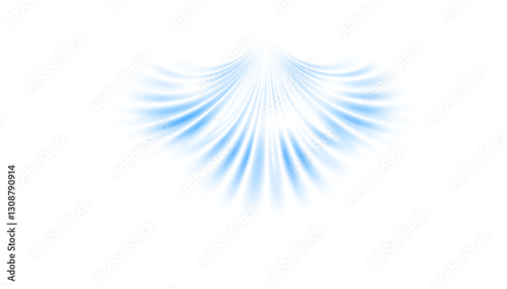 Realistic wind blow swirls Air, wind effect isolated on transparent ...