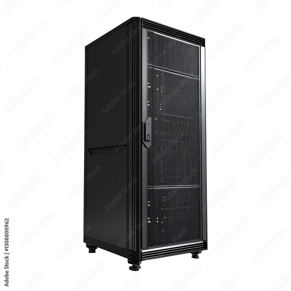 black server rack on transparent background Stock Photo | Adobe Stock