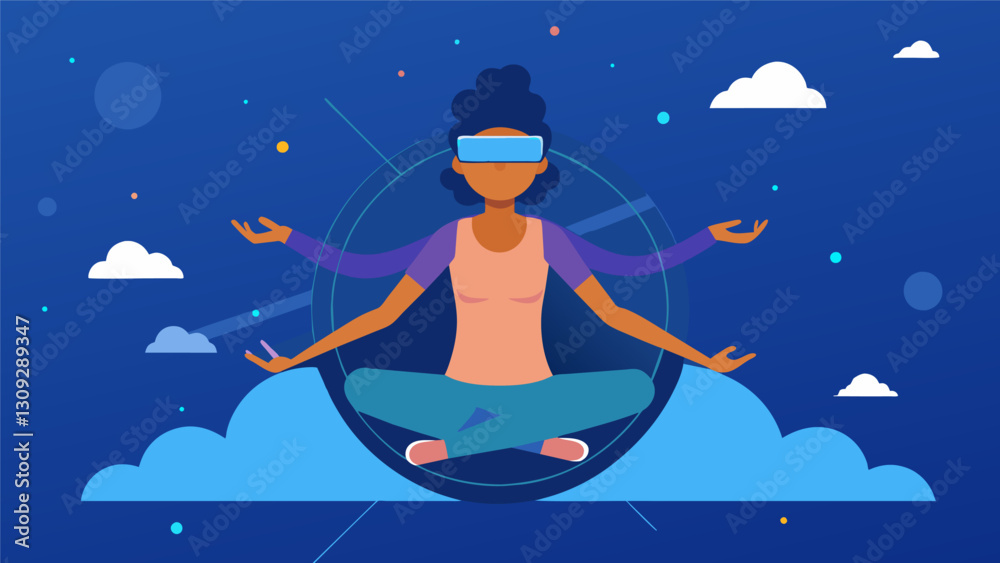 Time seems to stand still as you float through a virtual aerial yoga ...