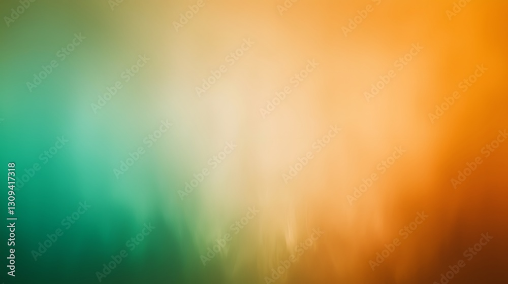 4. A dual-tone gradient shifting from emerald green to warm golden ...