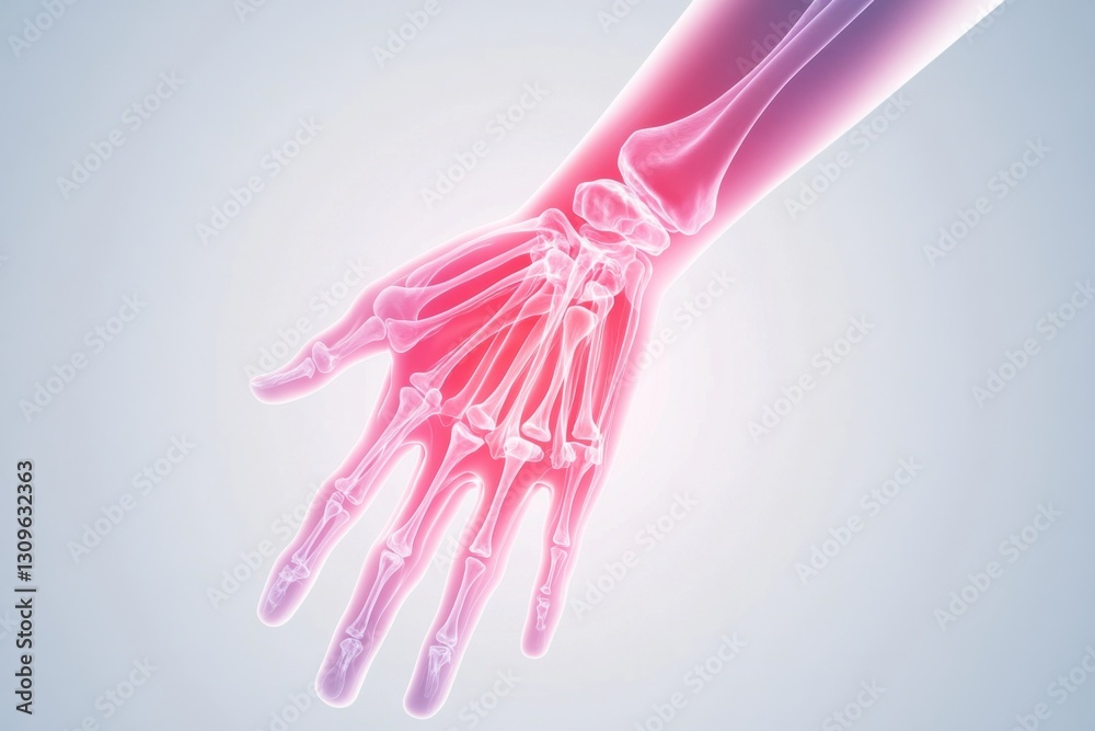 Explore styloiditis with a simple illustration of the inflamed wrist ...