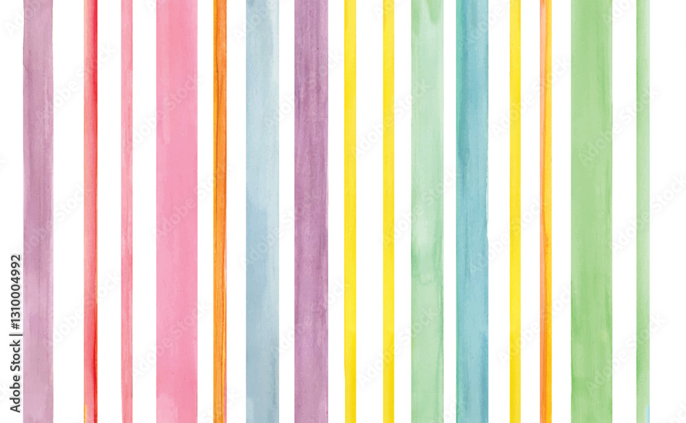 hand drawn watercolor stripes pattern. colorful. wallpaper , spring and ...