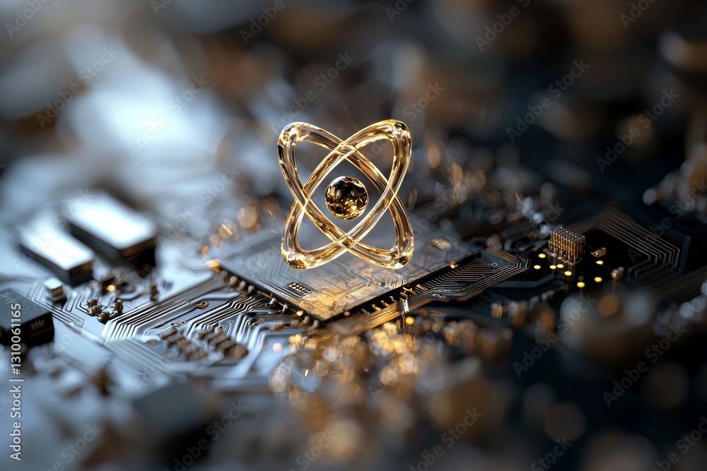 The concept of a quantum supercomputer represents the future of ...