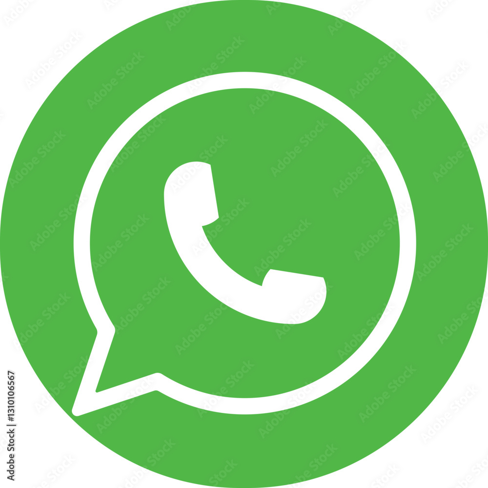 WhatsApp Logo - Official Vector Social Media Icon of the Messaging App ...