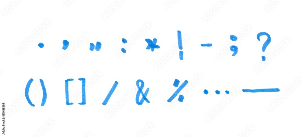 Ilustración de Stock Special Characters and Punctuation Symbol Set ...