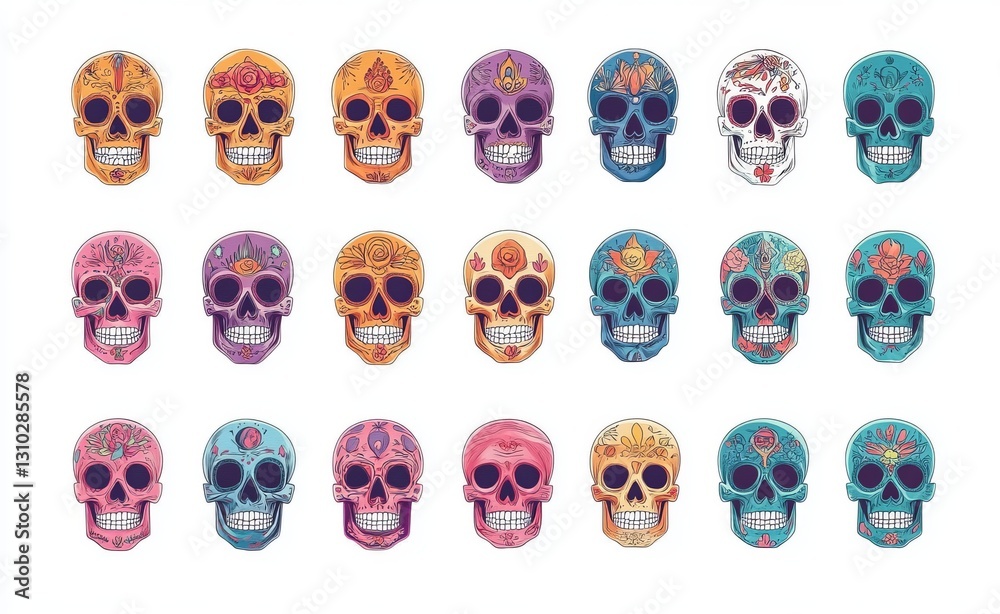 Ilustración de Stock Traditional cult symbols from South America ...