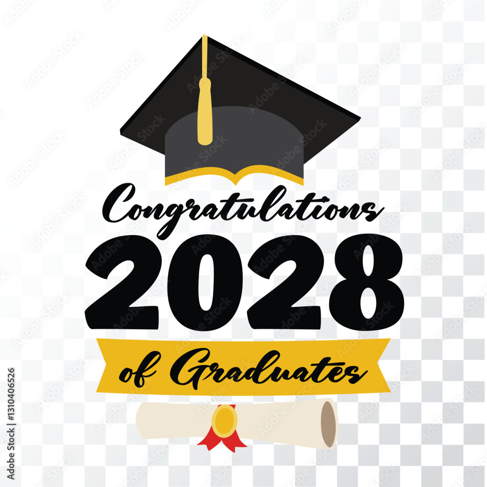 congratulations 2028 of Graduation PNG design congratulations 2028 of Graduation vector ...