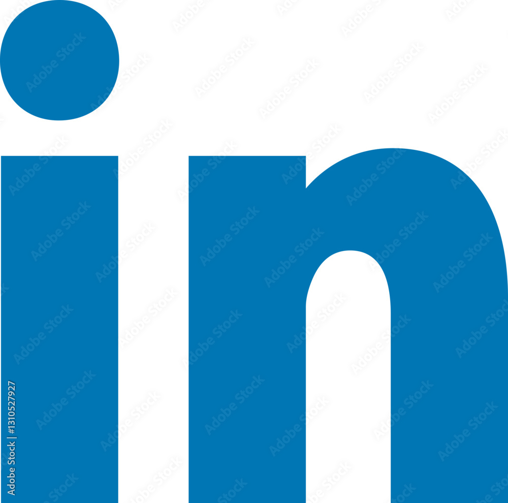 LinkedIn logo icon. Social media icon modern design isolated on ...