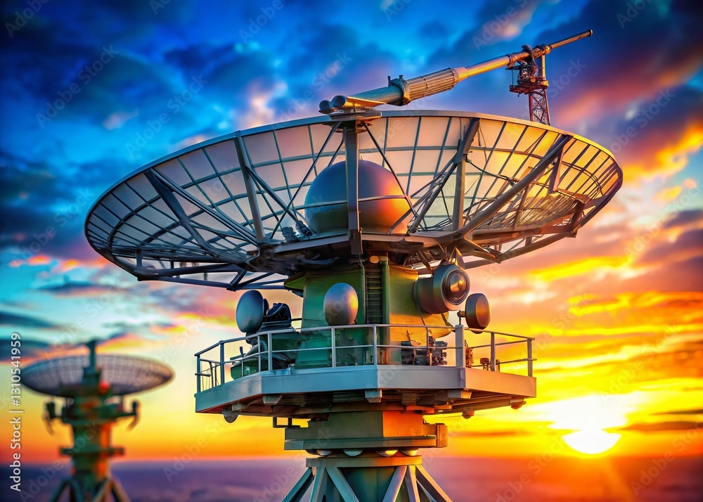 High-Resolution Image: Aircraft Radar System - Deep Depth of Field ...