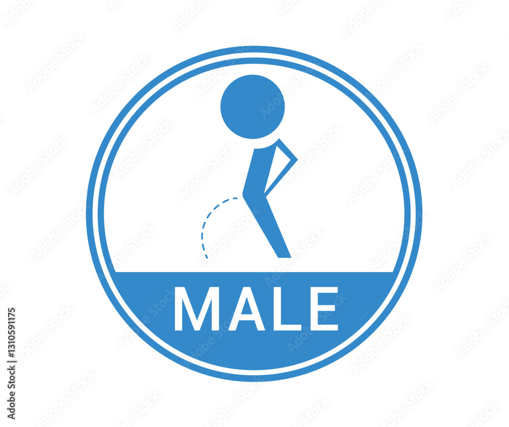 Male gender restroom icon sign clipart. Men privies signboard clip art ...