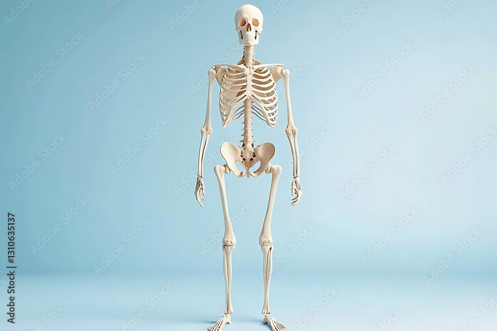 Human skeleton model medical classroom educational content scientific ...