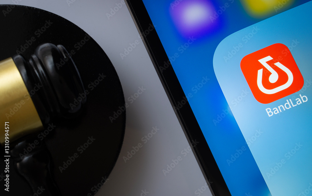 Dhaka, Bangladesh- 05 March 2025: A close up of an iPad screen ...