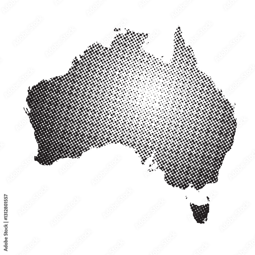 Map of Australian, sign silhouette. World Map Globe. Vector ...