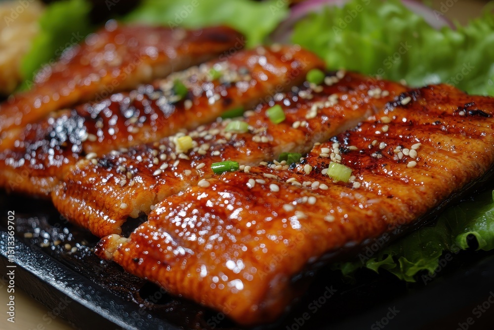 Korean cuisine features grilled eel seasoned with salt complemented by ...