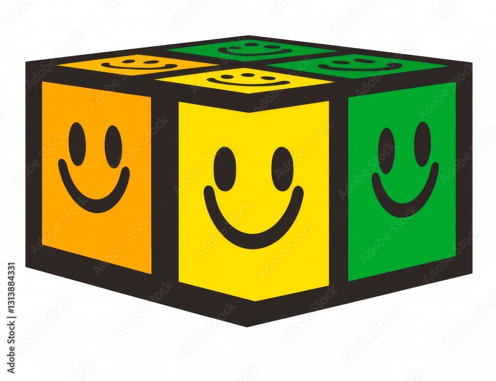 Print this coloring page featuring a mix of 2D and 3D shapes, such as ...