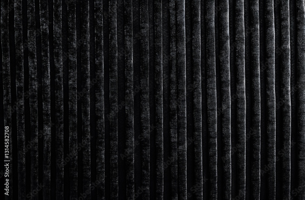 black corrugated iron panel, creating a textured and industrial ...