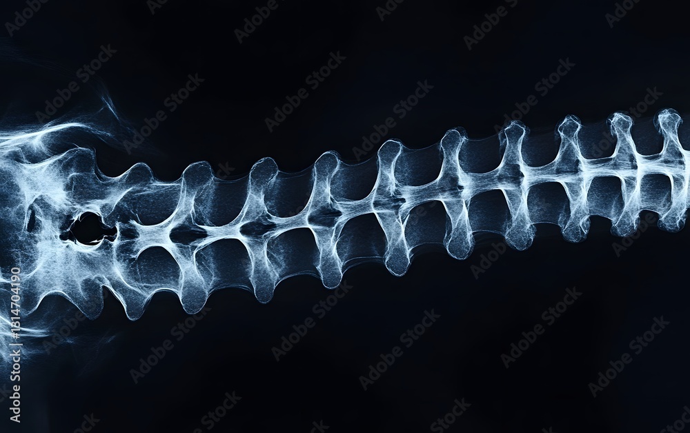 88. A spine X-ray showing vertebral compression fractures Stock ...