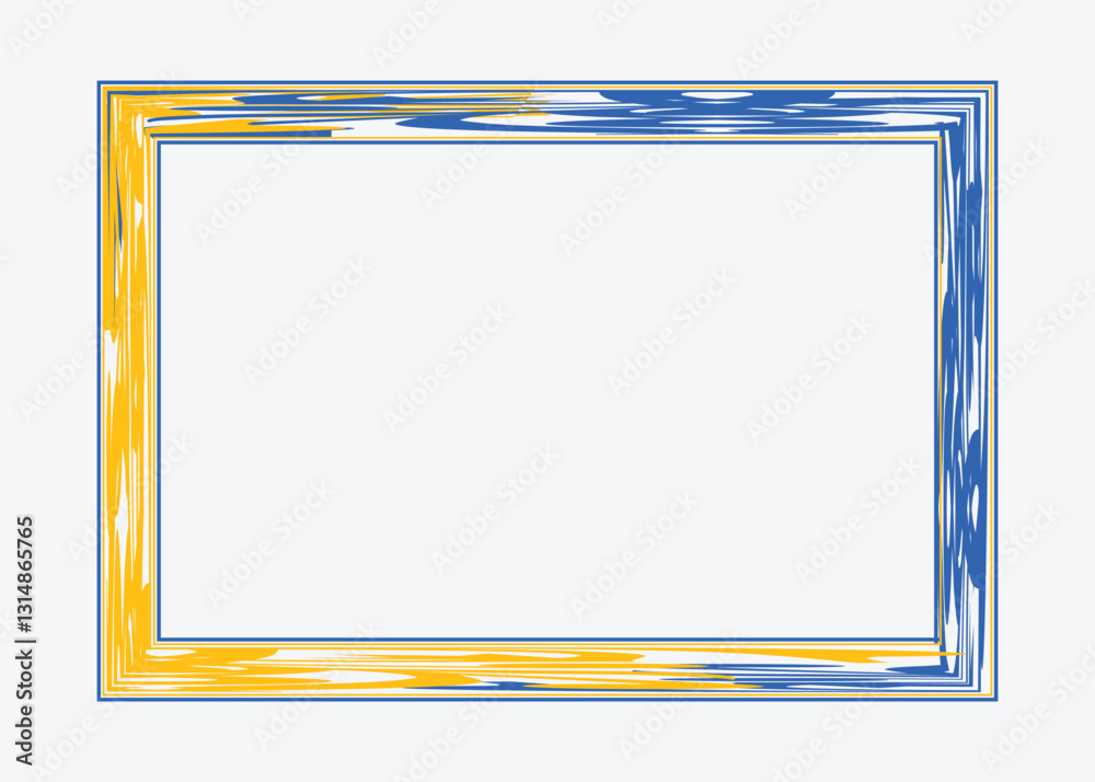 Vector luxury photo frame border design, certificate border, resume ...