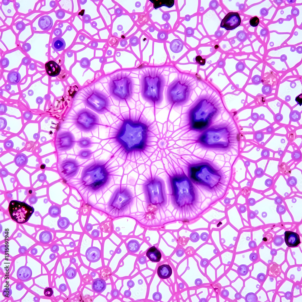 Photomicrograph of meningothelial meningioma soft tissue tumor in ...