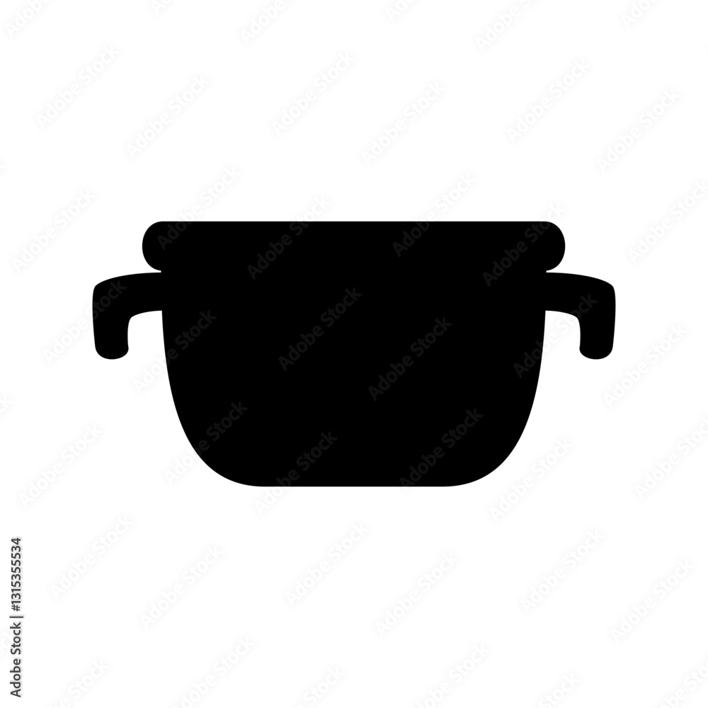 pan icon, simple flat style, illustration, logo sign symbol pictogram ...