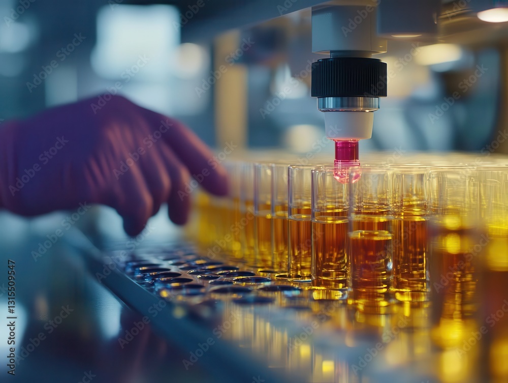 Pharmaceutical researchers testing new drugs in clinical trials for a ...
