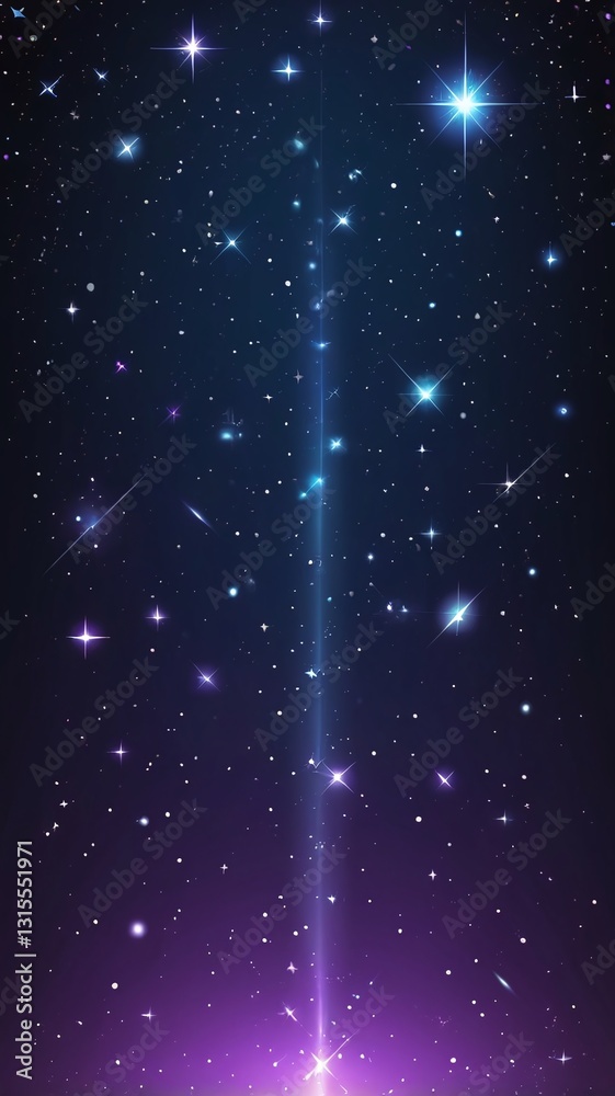 Vector space stars png. Glowing stars on transparent background. Space ...