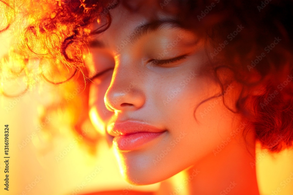 Gorgeous smiling mixed-race girl - for ads, way poster and digital use ...