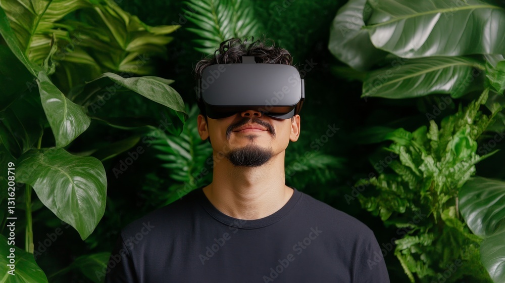 Foto de Stock climate tech metaverse virtual innovation hub clean energy startups presenting ...