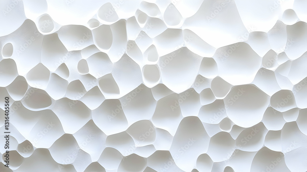 Abstract White Texture with Soft Curves and Organic Shapes Stock ...