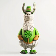 St. Patrick's Day Llama Free Stock Photo - Public Domain Pictures