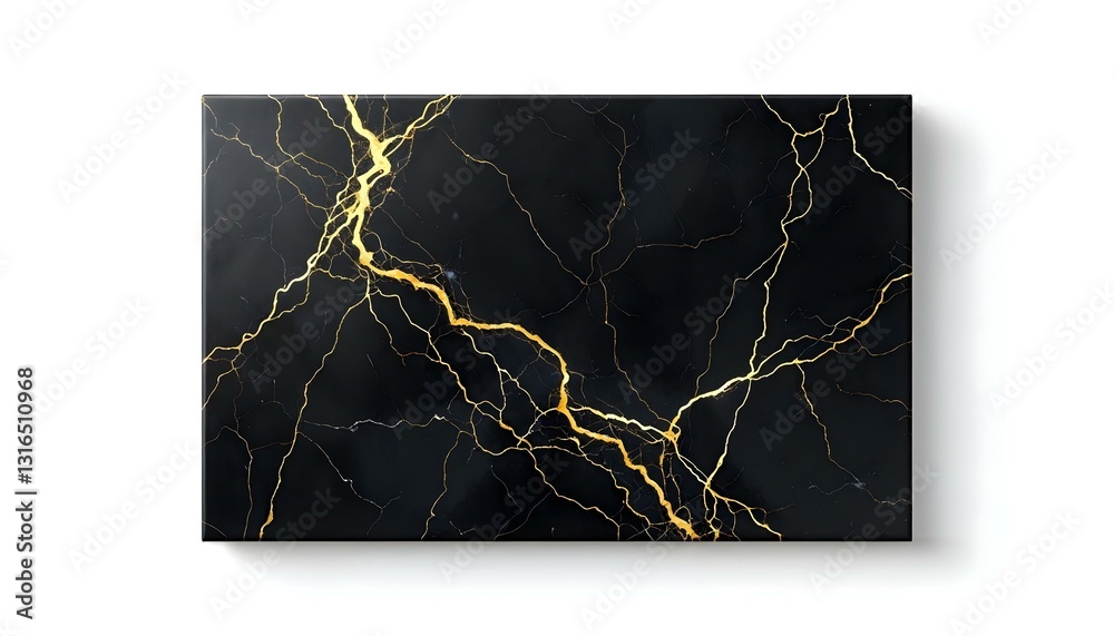 lightning bolt on black background Stock Photo | Adobe Stock
