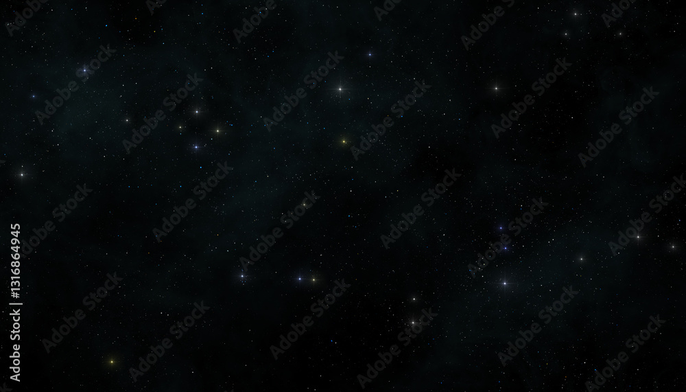 Stars and night sky. Starry sky and nebula. Space background. Star sky ...
