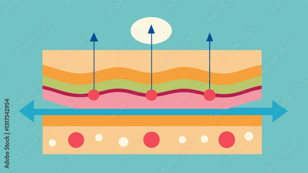 Skin Layers An educational visual displaying layers of skin showing how ...