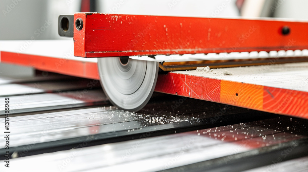 Table Saw product shoot on an isolated white background, object focused ...