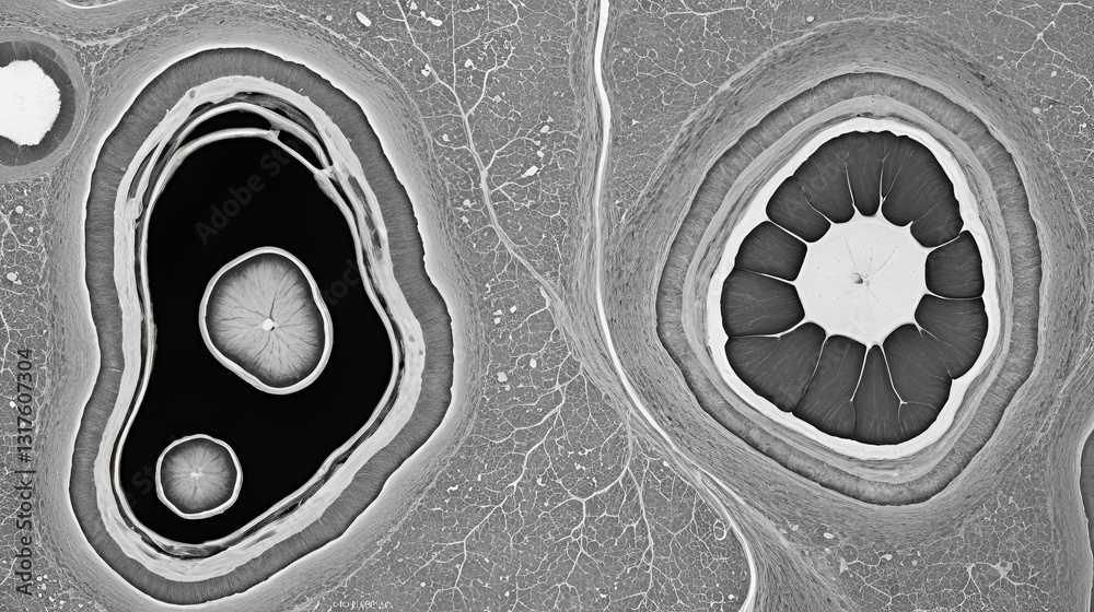 Epiphyseal growth plate showing from right to left resting hyaline ...